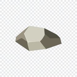 Rock boulder natural shape stone Royalty Free Vector Image