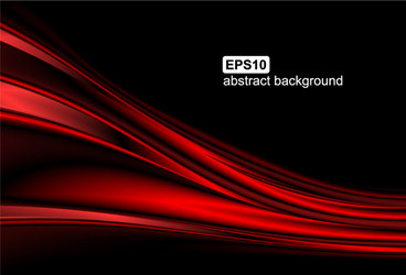 Abstract red waves background Royalty Free Vector Image