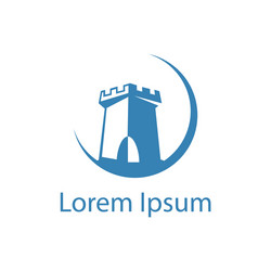 Fort logo design Royalty Free Vector Image - VectorStock