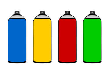 Spray paint in retro style Royalty Free Vector Image