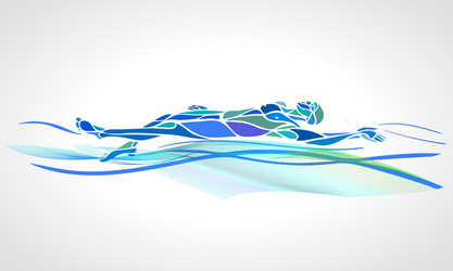 Swimmer Side View Vector Images (36)