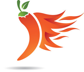 Chili symbol Royalty Free Vector Image - VectorStock