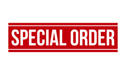 Special order rubber stamp red order Royalty Free Vector