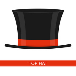 Top hat Royalty Free Vector Image - VectorStock