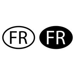 Spain country code icon iso code country Vector Image