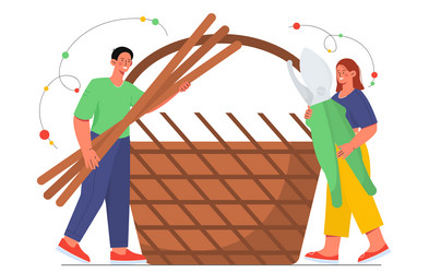 Basket Weaving Vector Images (over 3,100)