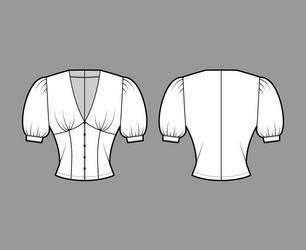 Blouse Technical Drawing Vector Images (over 3,900)