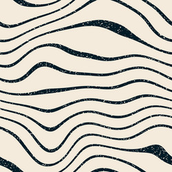 Wavy double lines form a decorative rectangular Vector Image