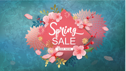 Adorable spring cleaning banner Royalty Free Vector Image