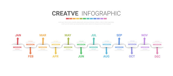 12 Month Vector Images (over 7,200)