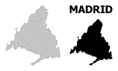 Carcass map cantabria province Royalty Free Vector Image