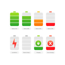 Full Red Battery Bar Vector Images (over 240)