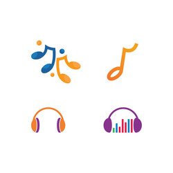 Music note icon Royalty Free Vector Image - VectorStock