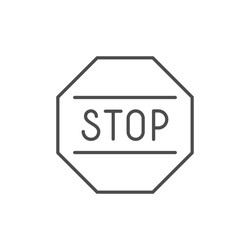 Stop Sign Outline Vector Images (over 47,000)
