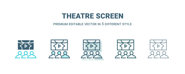 Theatre Screen Vector Images (over 3,200)