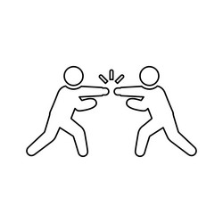 Clash mayhem scramble icon black graphics Vector Image