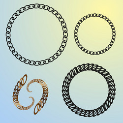 Chain element Royalty Free Vector Image - VectorStock