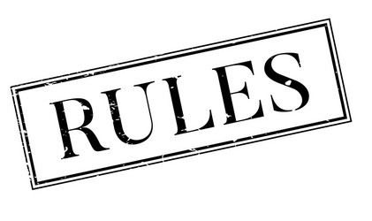 Rules rubber stamp Royalty Free Vector Image - VectorStock