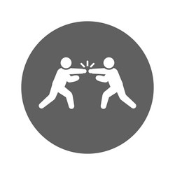 Clash mayhem scramble icon black graphics Vector Image