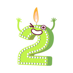 Number 2 Green Clip Art