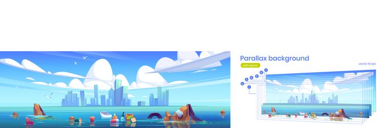 Parallax Water Vector Images (over 470)