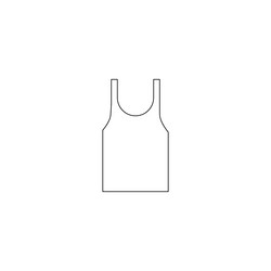 Singlet icon logo free Royalty Free Vector Image