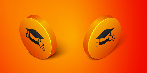 Orange Graduation Cap Vector Images (over 640)