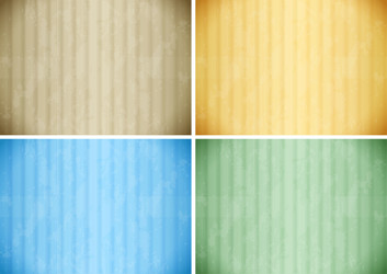 Four monochrome background with straight lines Vector Image