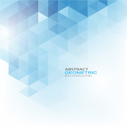 Abstract modern design geometric blue Royalty Free Vector