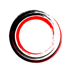 Black enso symbol Royalty Free Vector Image - VectorStock