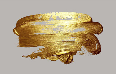 Gold stroke Royalty Free Vector Image - VectorStock