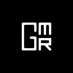 Gmr letter logo design simple and modern Vector Image