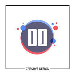 Initial letter od logo template design Royalty Free Vector
