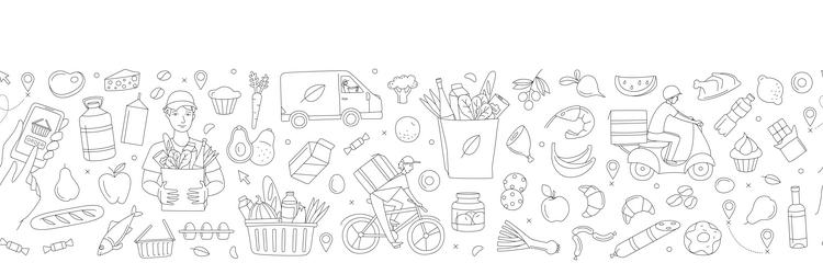Borders for Grocery Store Vector Images (over 150)