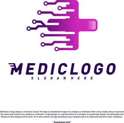 Digital medical pass icon flat Royalty Free Vector Image