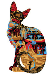 Cat Pyramid Vector Images (over 1,200)