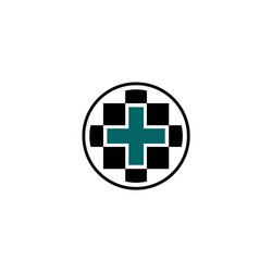 First aid kit symbol Royalty Free Vector Image