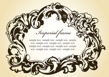 Vintage frame Royalty Free Vector Image - VectorStock