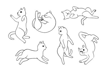 Cat Motion Vector Images (over 380)