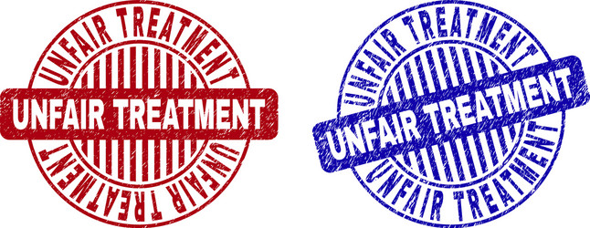 Unfair rubber stamp Royalty Free Vector Image - VectorStock