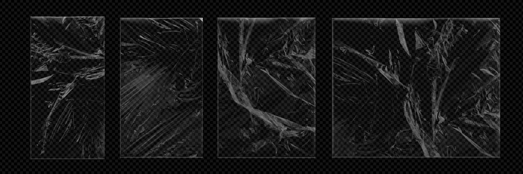 Plastic vinyl album cover wrap overlay texture Vector Image