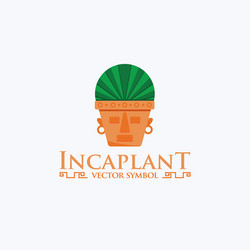 Incas logo template inca logo tree services Vector Image
