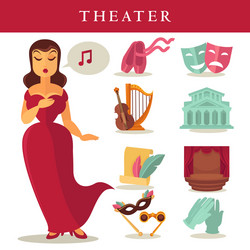 Opera singer Royalty Free Vector Image - VectorStock