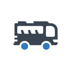 Bus vehicle icon Royalty Free Vector Image - VectorStock