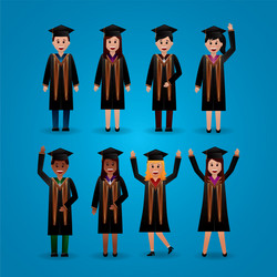 Congratulations graduation card Royalty Free Vector Image