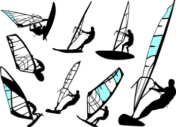 Windsurfing Vector Images (over 9,400)