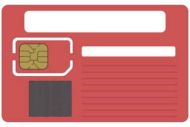 Travel sim card technology concept Royalty Free Vector Image