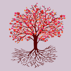 Autumn tree of life Royalty Free Vector Image - VectorStock