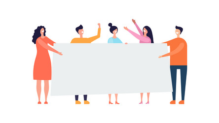 Employee protest people demonstration activism Vector Image