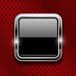 Red arrow direction on silver black line Vector Image